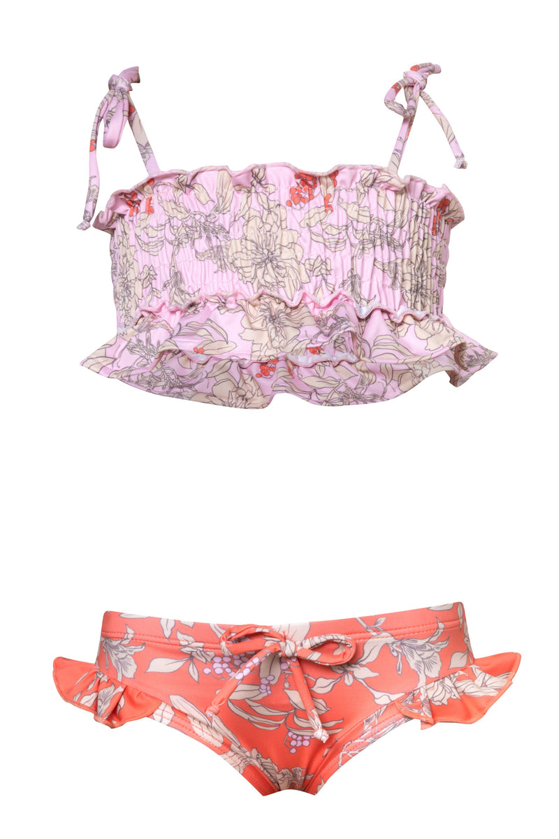Mini Kini - Garden Coral Bikini Set (FINAL SALE) – Submarine Swim